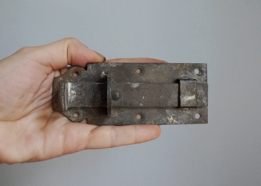 Galvanised Steel Slide Latch Rustic Barn Door Lock Farmhouse - Etsy