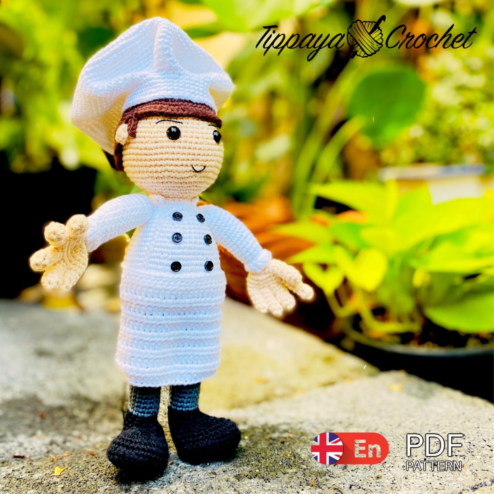 Buy Crochet Pattern of Chef Online in India - Etsy