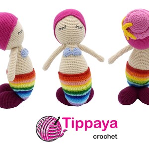 Crochet Pattern of Mermaid, Amigurumi Pattern, Crochet PDF Pattern ...