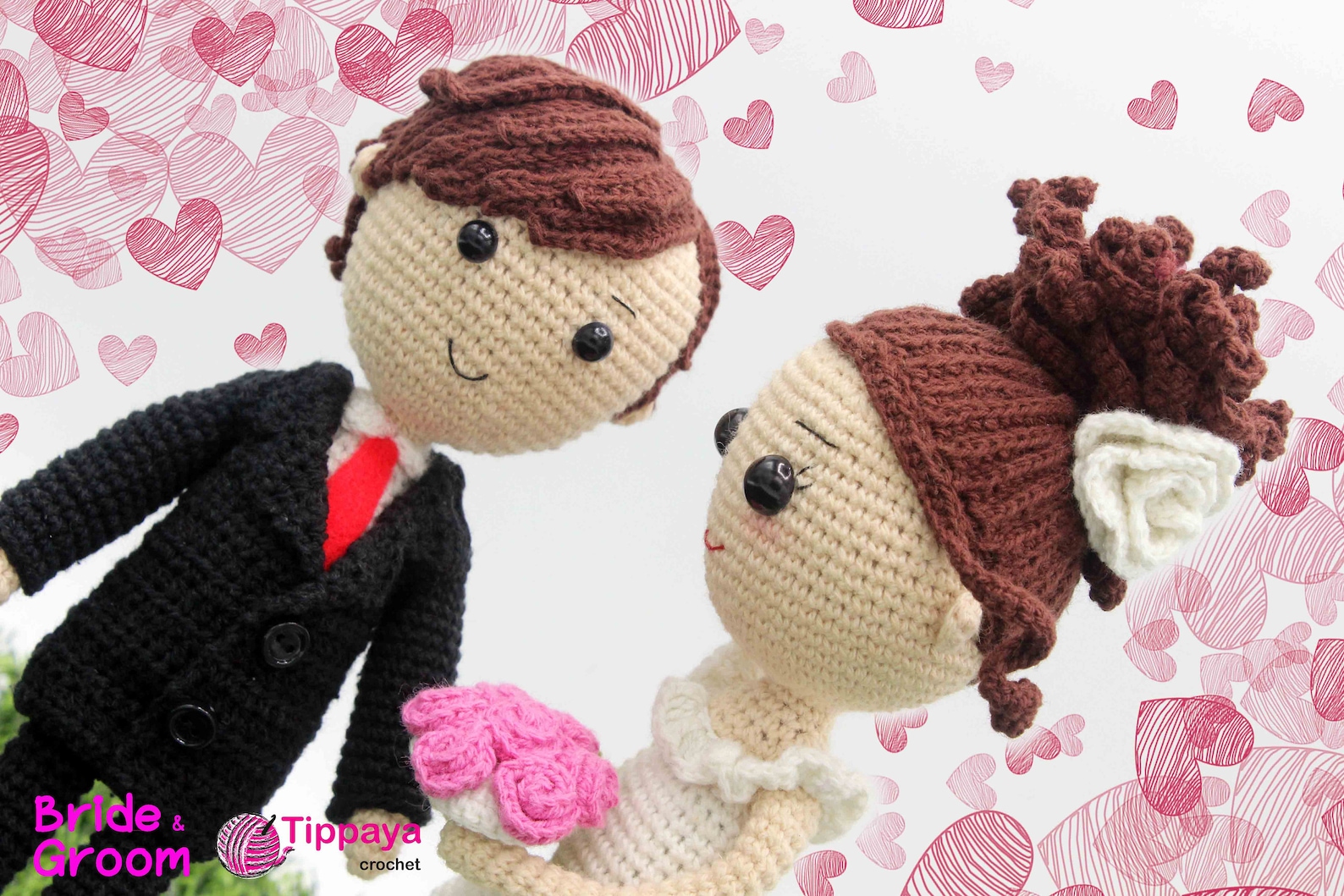Crochet pattern of Bride & Groom Crochet pattern amigurumi | Etsy