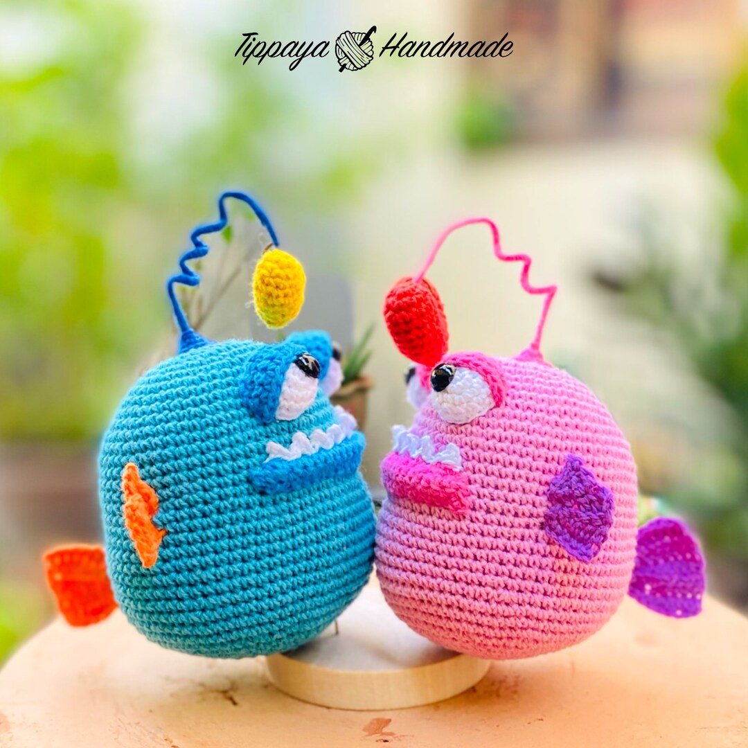 Crochet Angler Fish Pattern - Etsy