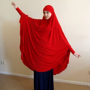Transformer Red Khimar, Niqab Burqa, Cherry Niqab, Traditional Burqa ...