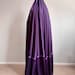Eggplant Color Silk Afghan Burqa Cape, Full Niqab Veil, Saudi Abaya - Etsy