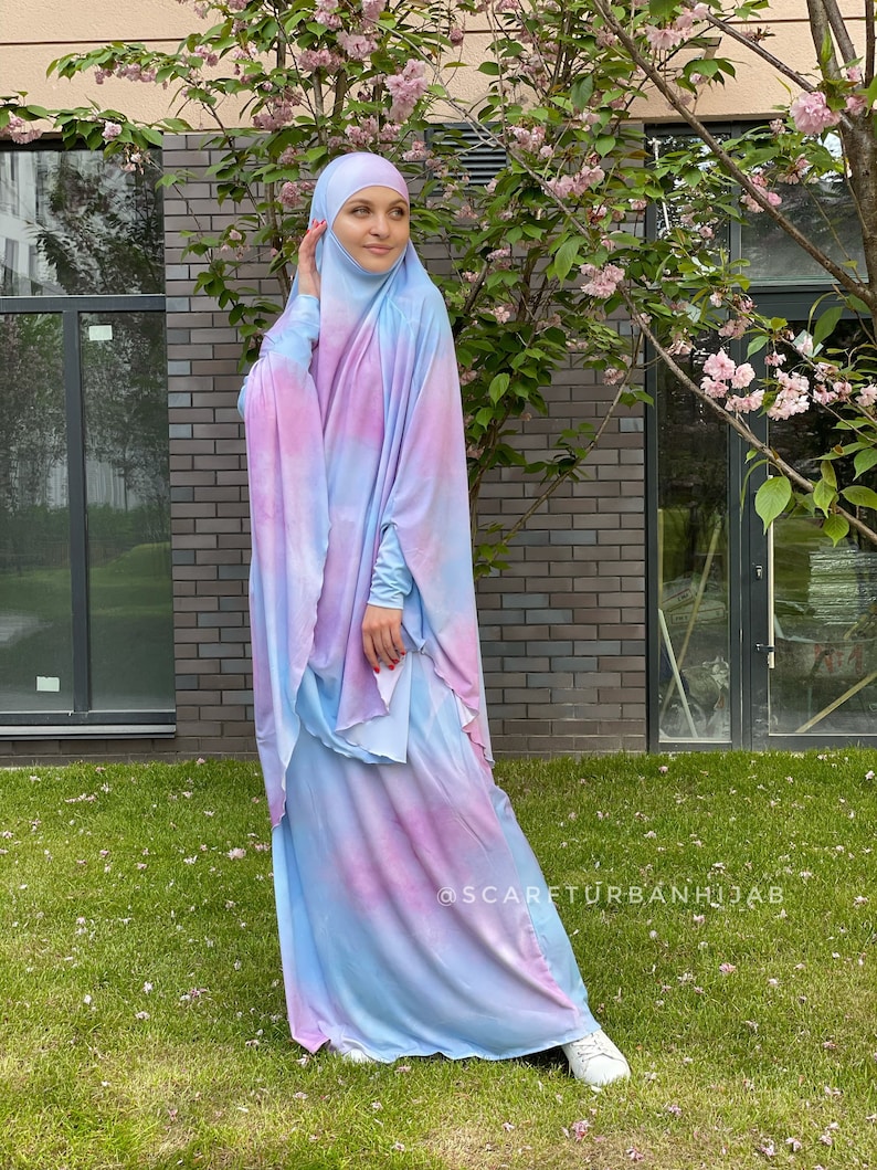 Exclusive Print Khimar Niqab Transformer Elegant Traditional - Etsy