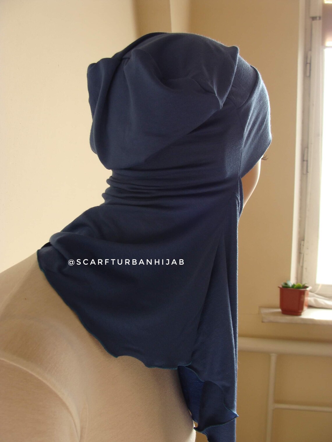 Blue Jeans Under Hijab Transformer to Niqab Hijab Cover | Etsy
