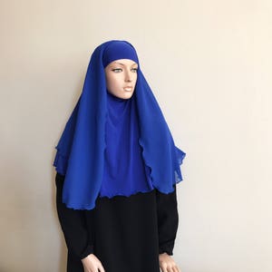 Niqab Blue Veil, Niqab Transformer, Navy Niqab, Closed Face Niqab ...