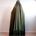 Elegant Silk Khaki Color Afghani Burqa, Unique Design Custom Length - Etsy