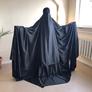 Black Long Burqa Muslim Noir Niqab Islamic Hijab Hajjie - Etsy Canada