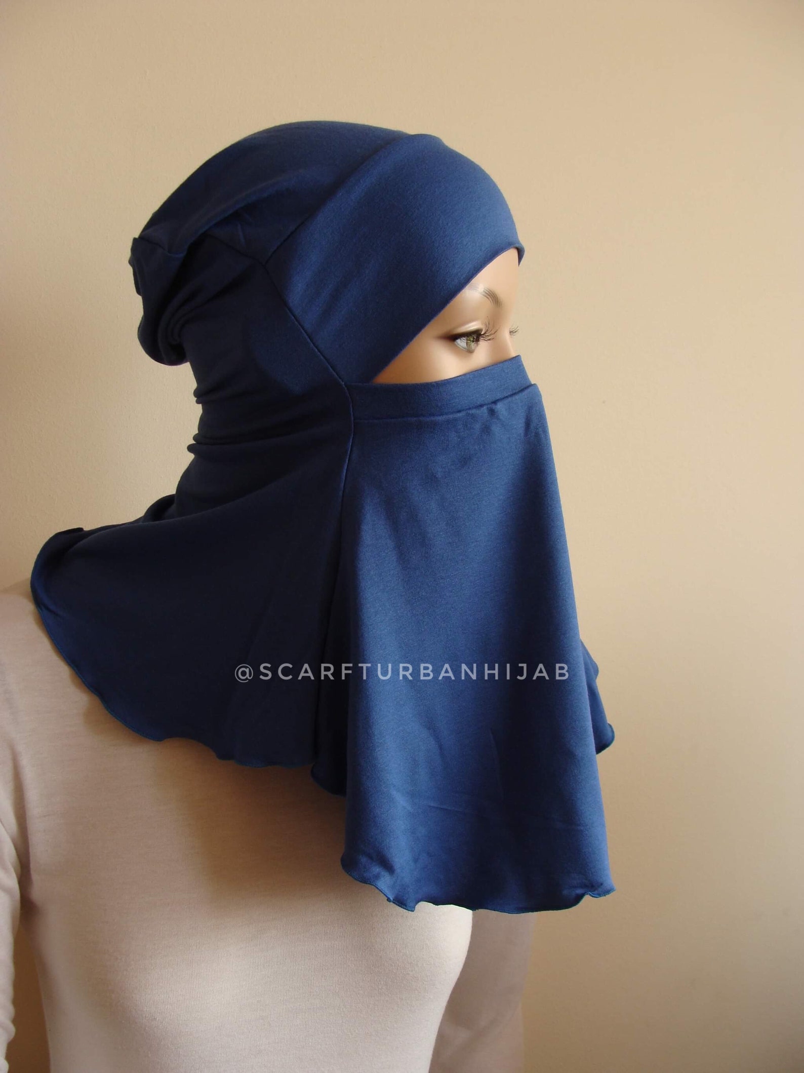 Blue Jeans Under Hijab Transformer to Niqab Hijab Cover - Etsy