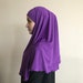 Purple Niqab Transformer, Traditional Hijab, 1 Piece Hijab, Ready to ...