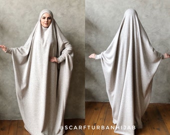 Sky Blue Long Burqa, Muslim Niqab , Islamic Hijab , Hajjie Clothing ...