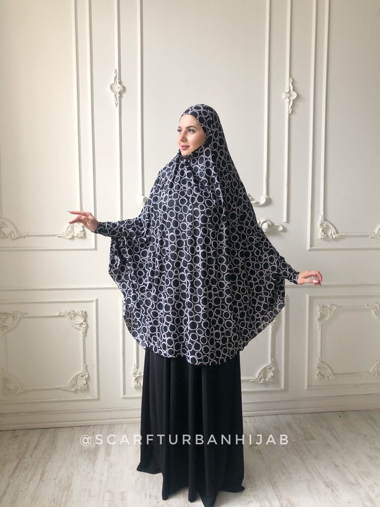 Transformer Black and White Khimar Long Jilbab Hijab Nikab - Etsy