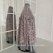 Lace Embroidery Gray Afghan Burqa, Silk Khimar Cape, Islamic Clothing ...