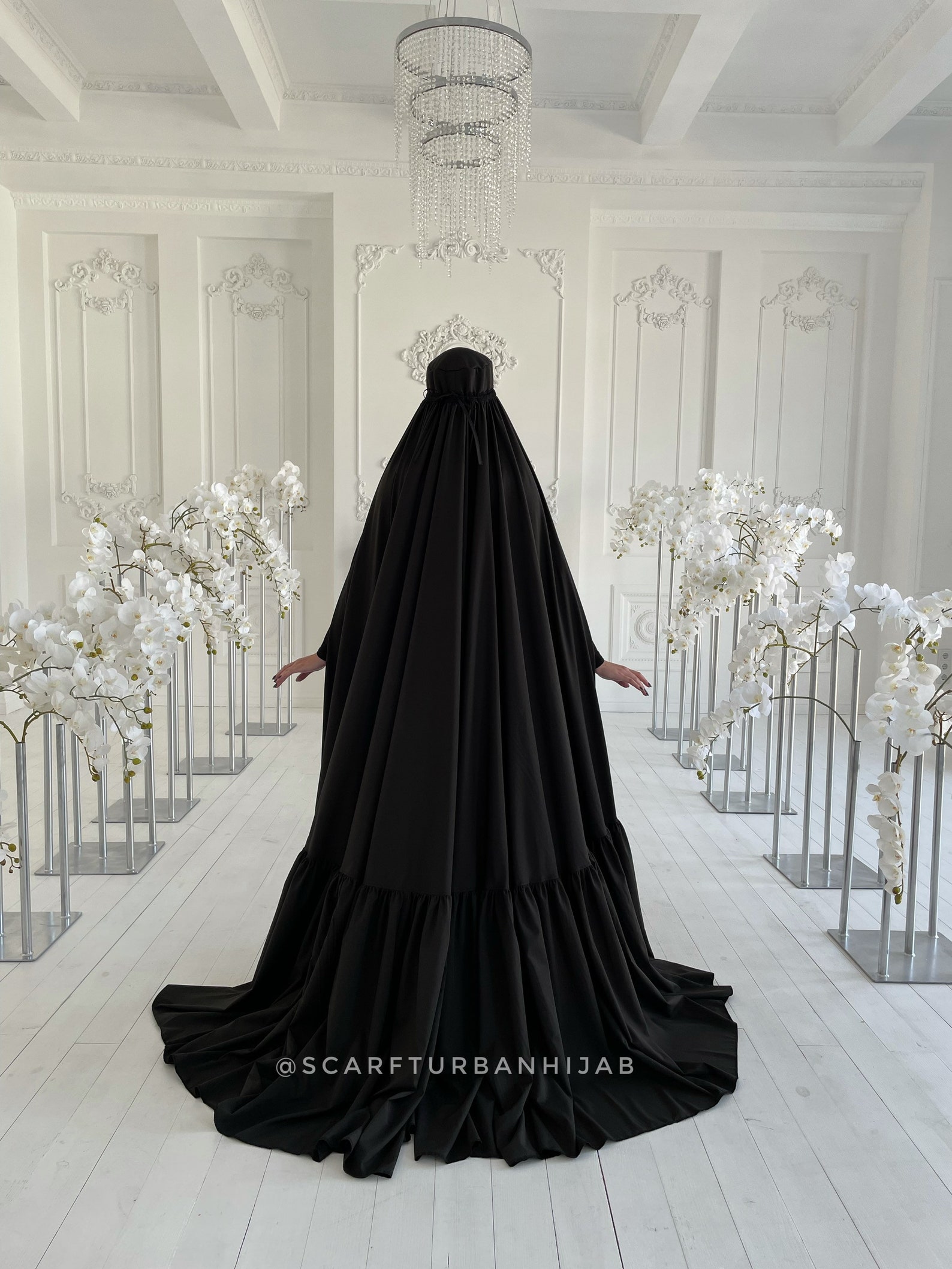 Black Not Shiny Afghan Burqa Cape - Etsy