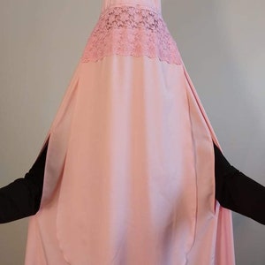 Pink Afghan Burqa Cape, Traditional Chador, Full Niqab , Lace Nikab ...