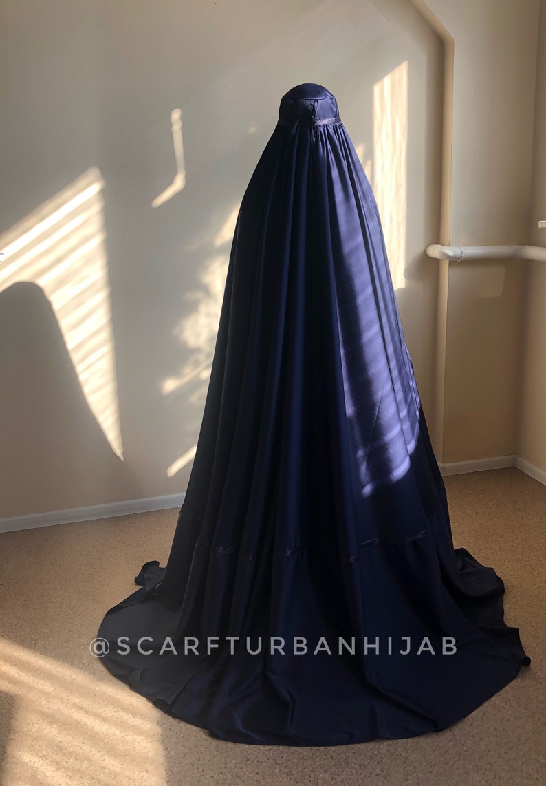 Afghan Burqa Silk Khimar Cape Niqab Full Long Hijab - Etsy Australia