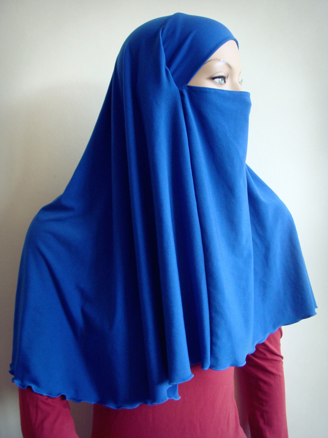 Transformer Hijab Niqab Transformerblue Niqab Electric Blue | Etsy