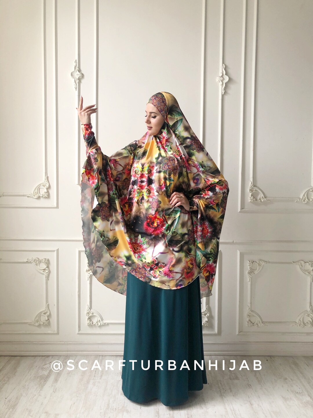 Transformer Bright Khimar Yellow Jilbab Hijab Flamingo - Etsy