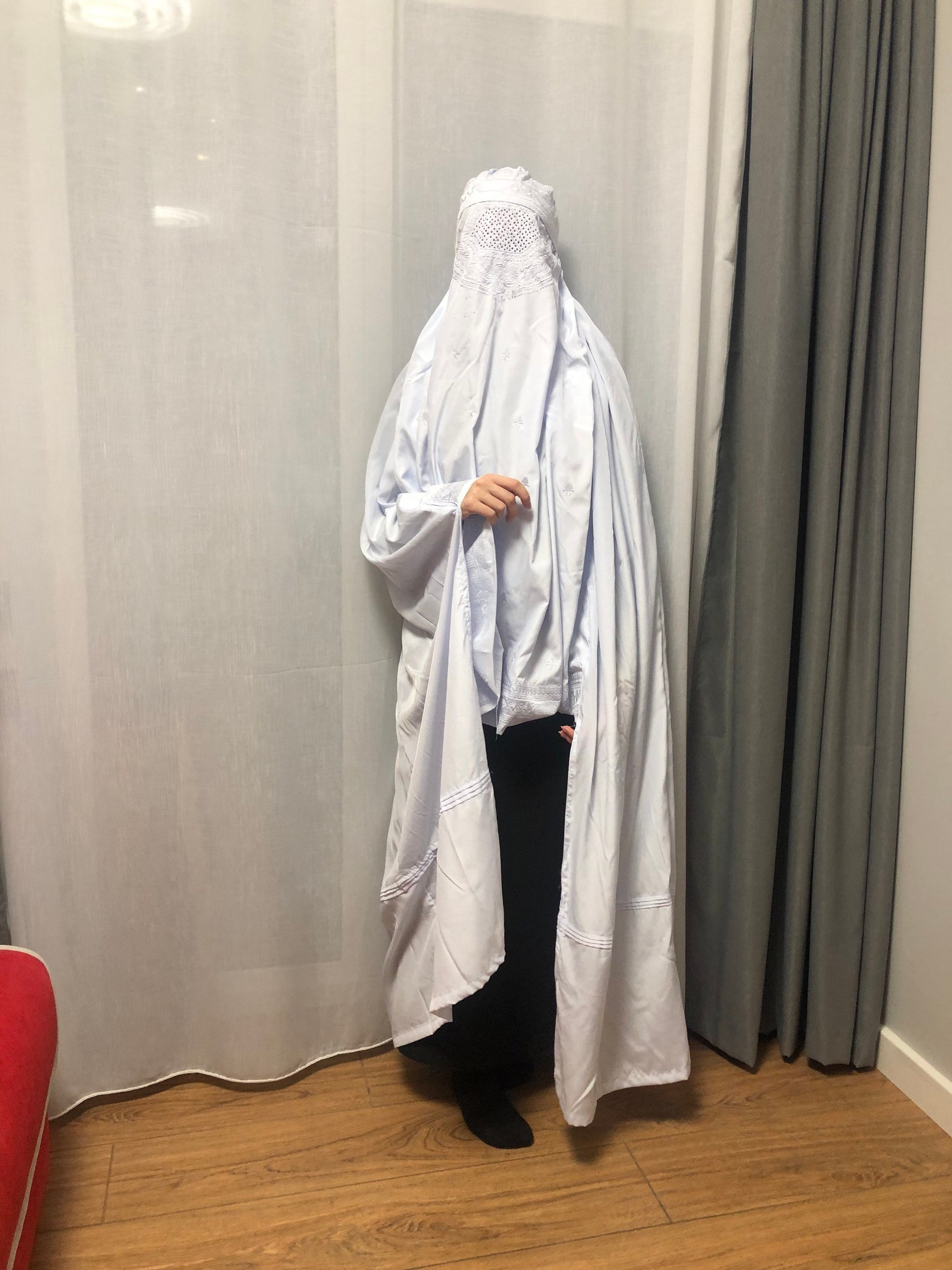 White Afghan Burqa Traditionally Patan Clothing Chador - Etsy