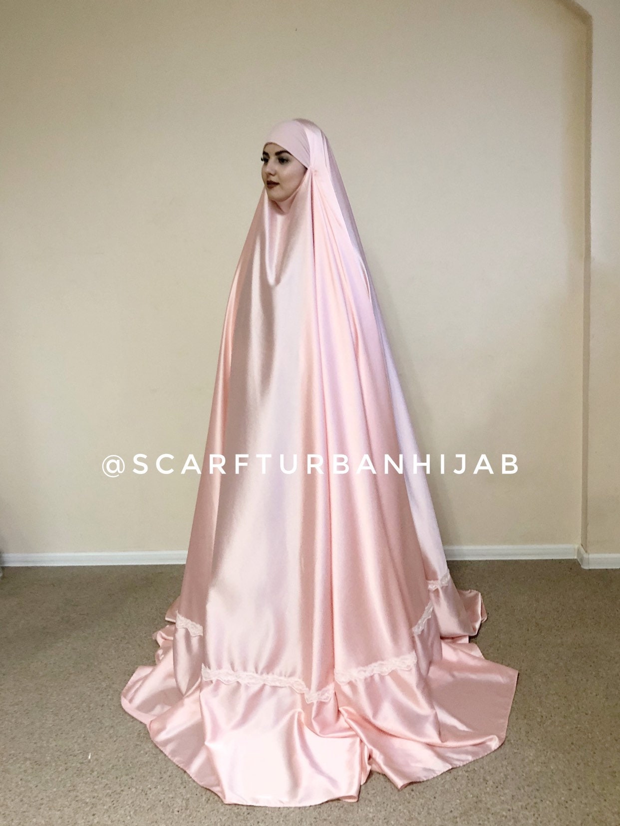 Blush Pink Long Burqa Muslim Noir Niqab Islamic Hijab - Etsy