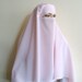 Pink Niqab, Traditional Niqab,elegant Burqa, Wedding Hijab, Pink Veil ...