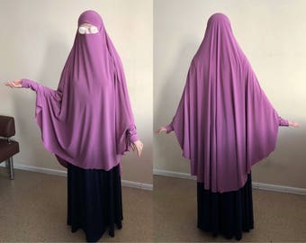 White Long Burqa Muslim Niqab Wedding Hijab Hajjie - Etsy