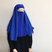 Niqab Blue Veil, Niqab Transformer, Navy Niqab, Closed Face Niqab ...