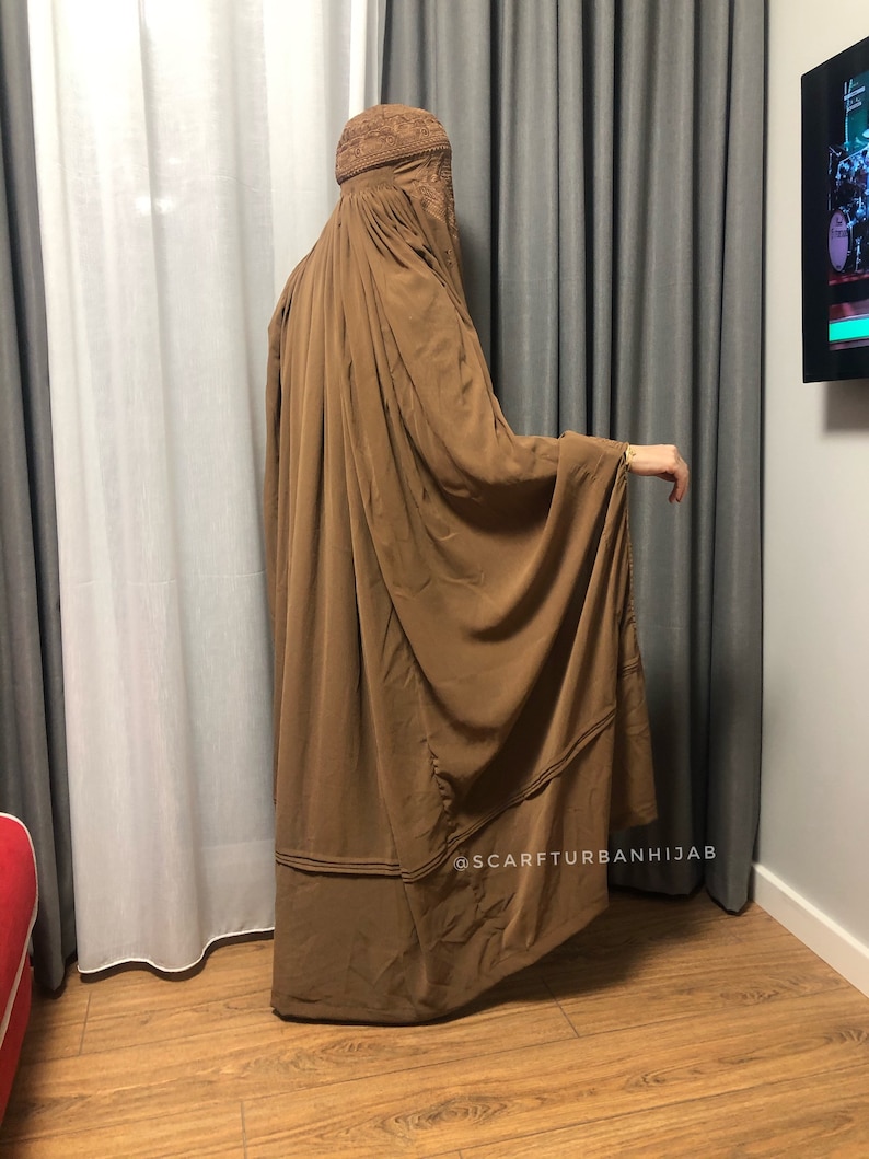 Brown Beige Afghan Burqa Traditionally Patan Clothing - Etsy