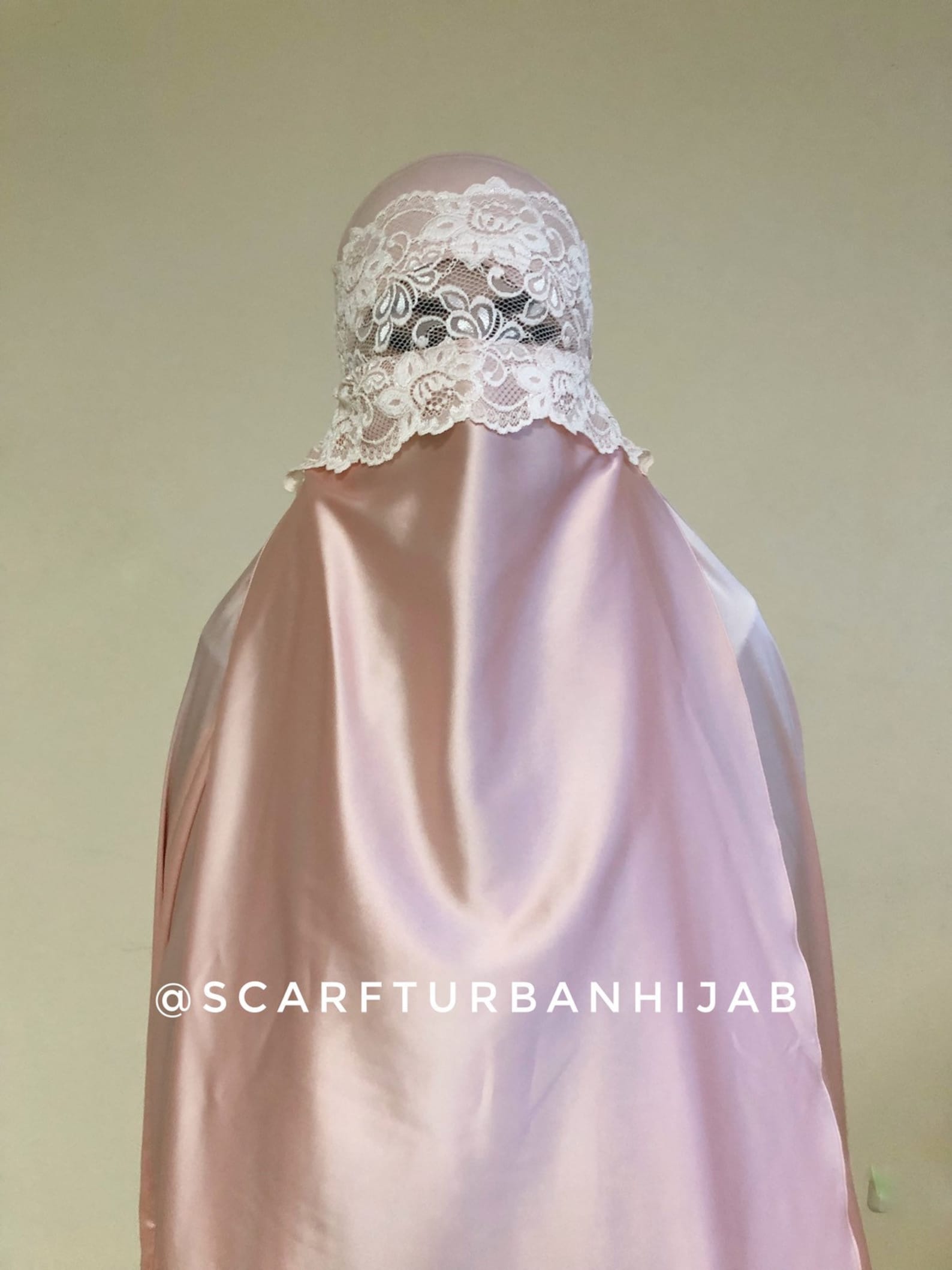 Blush pink long burqa Muslim noir niqab islamic hijab | Etsy