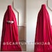 Red Afghan Burqa, Silk Khimar Cape, Niqab, Full Long Hijab - Etsy