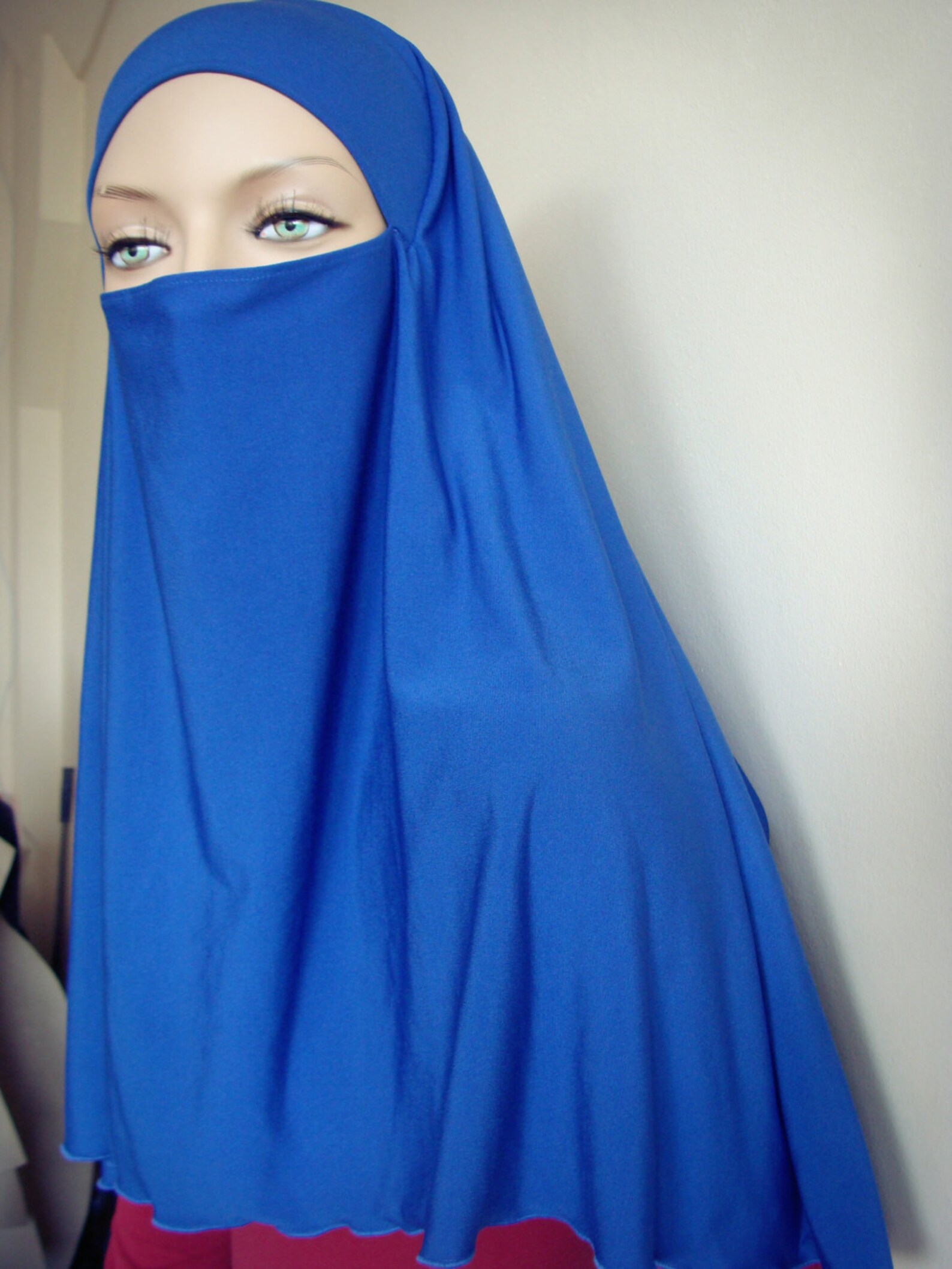 Transformer Hijab Niqab Transformerblue Niqab Electric Blue - Etsy