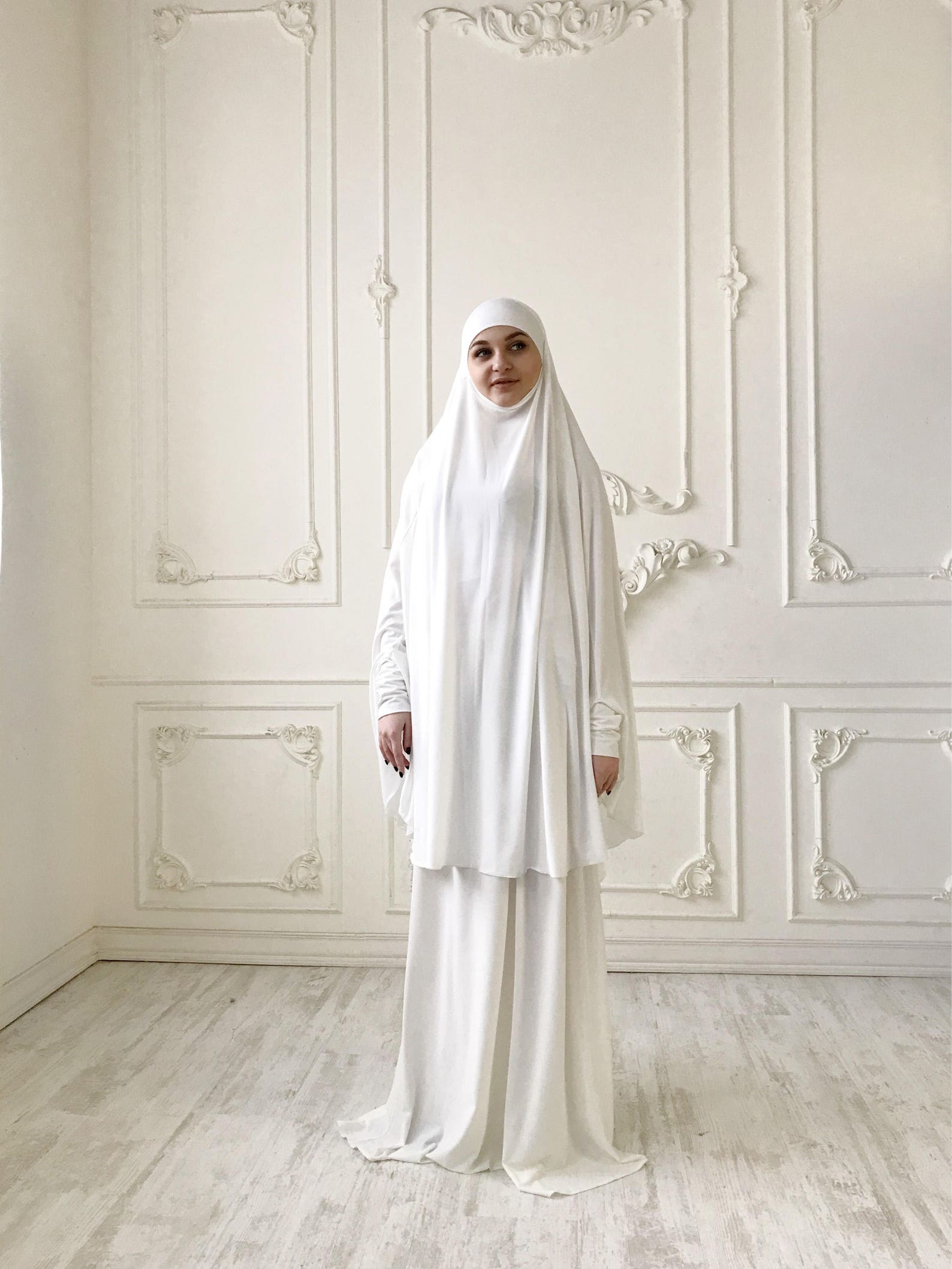 Jilbab Suit With Skirt Transformer Jersey Milk Khimar Niqab - Etsy