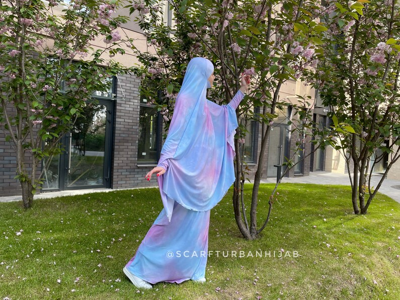 Exclusive Print Khimar Niqab Transformer Elegant Traditional - Etsy