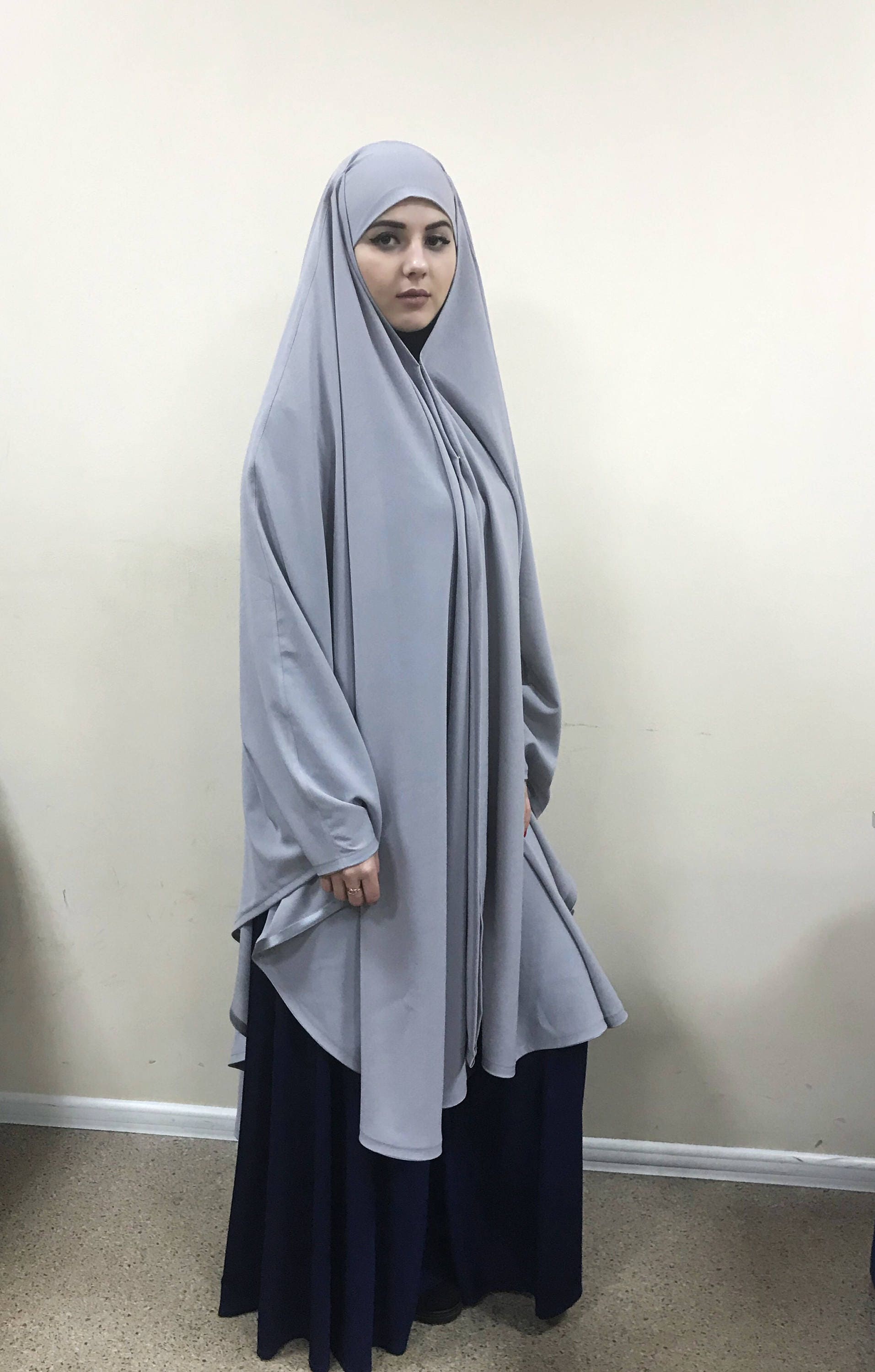 Transformer Gray Khimar Modern Burqa Nude Burka Muslim - Etsy