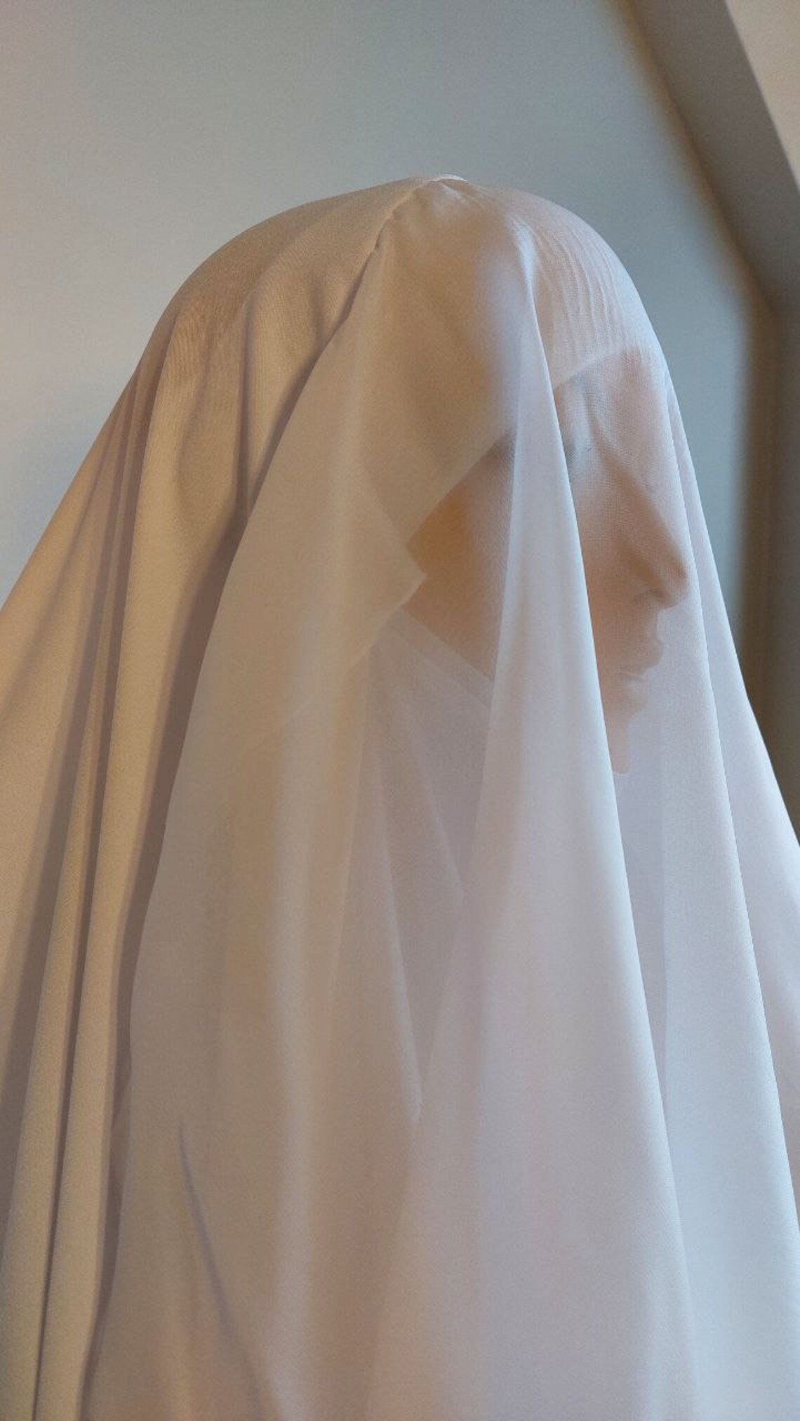 White Niqab Veil Transformer Closed Face Niqab Traditional - Etsy