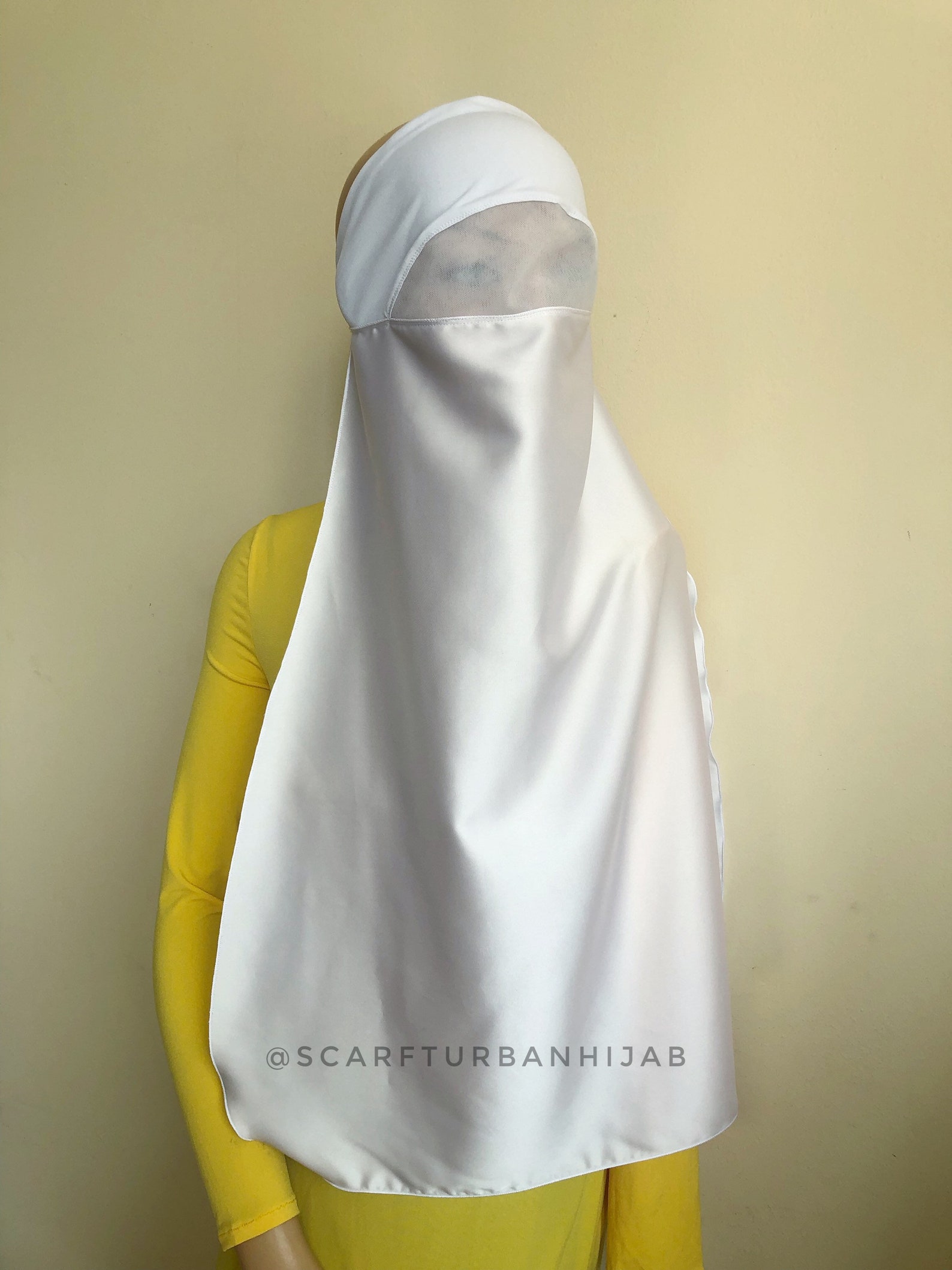 White Stylish Niqab Veil Traditional Burqa Niqab Hajji Burka - Etsy