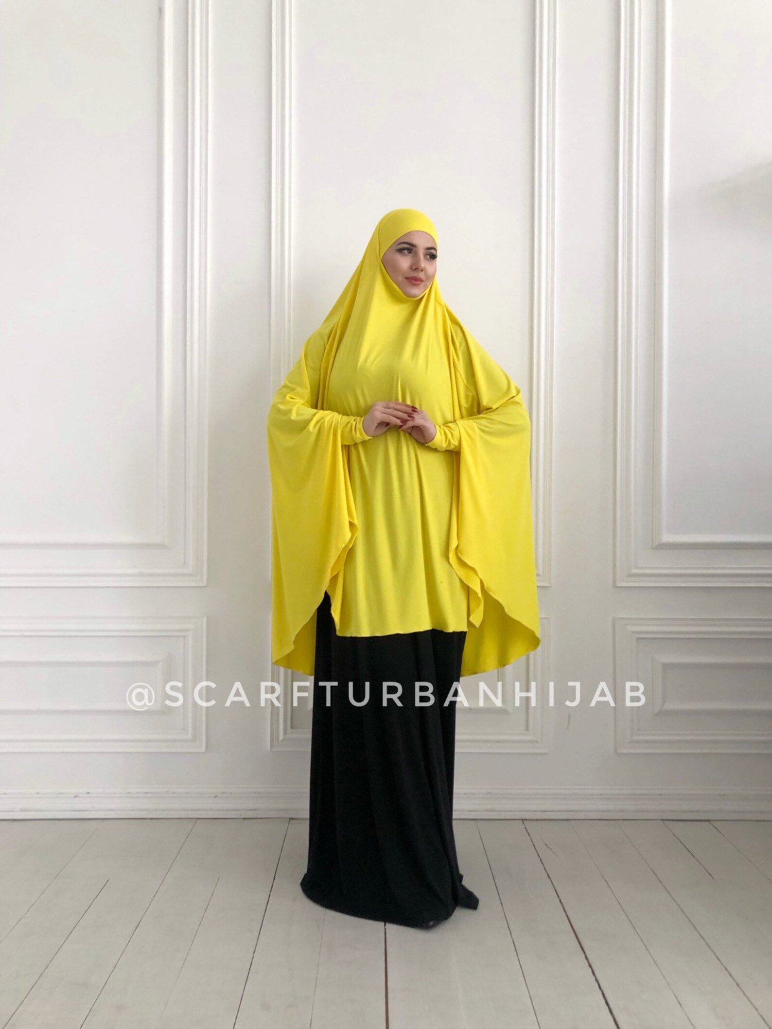 Transformer Yellow Khimar Stylish Jersey Jilbab Traditional - Etsy