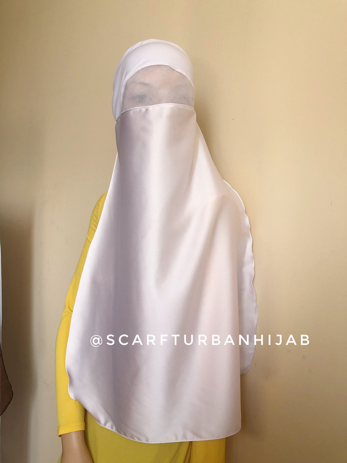 White Stylish Niqab Veil Traditional Burqa Niqab Hajji Burka - Etsy