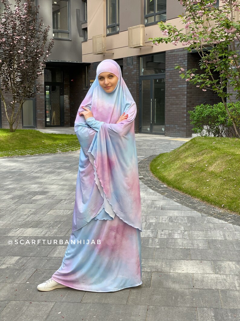 Exclusive Print Khimar Niqab Transformer Elegant Traditional - Etsy