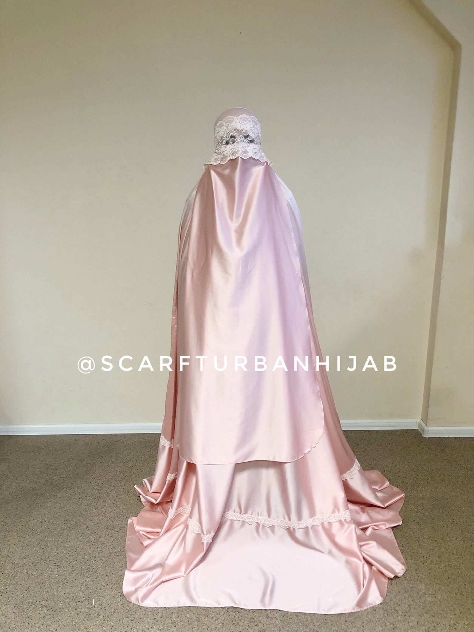 Blush Pink Long Burqa Muslim Noir Niqab Islamic Hijab - Etsy