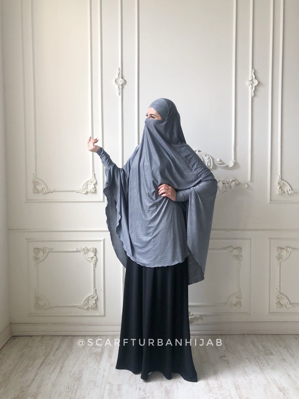 Transformer Black and White Khimar Long Jilbab Hijab Nikab - Etsy