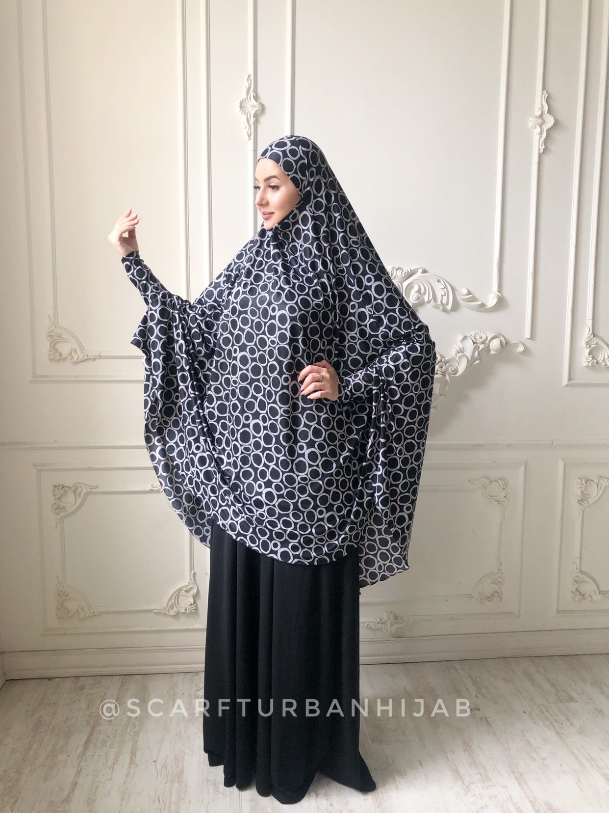 Transformer Black and White Khimar Long Jilbab Hijab Nikab - Etsy
