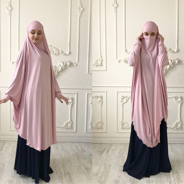Pink Burqa Hijab - Etsy