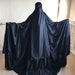 Black Long Burqa, Muslim Noir Niqab , Islamic Hijab , Hajjie Clothing ...
