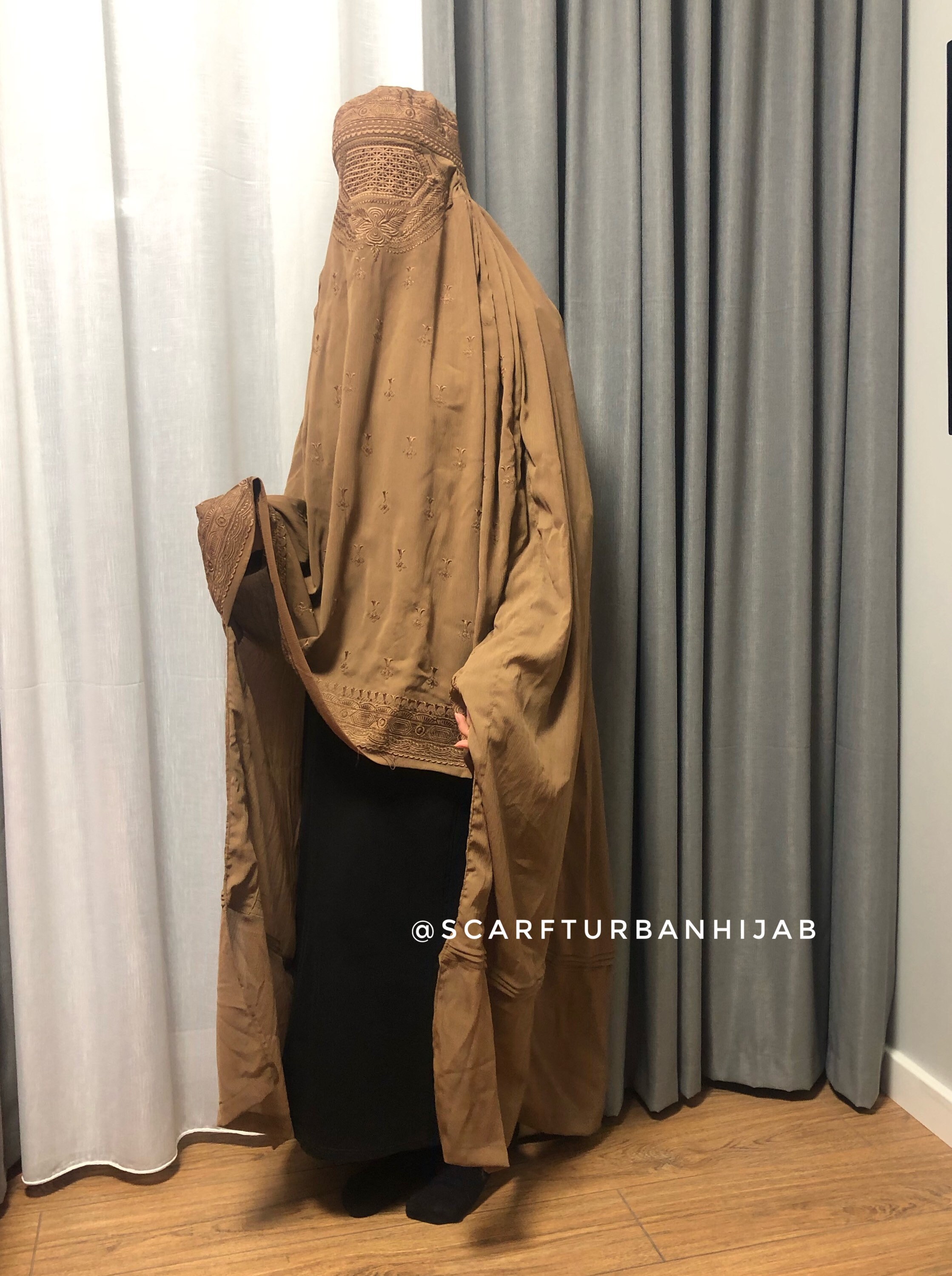 Brown Beige Afghan Burqa Traditionally Patan Clothing - Etsy