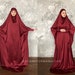 Transformer Red Khimar, Niqab Burqa, Cherry Niqab, Traditional Burqa ...