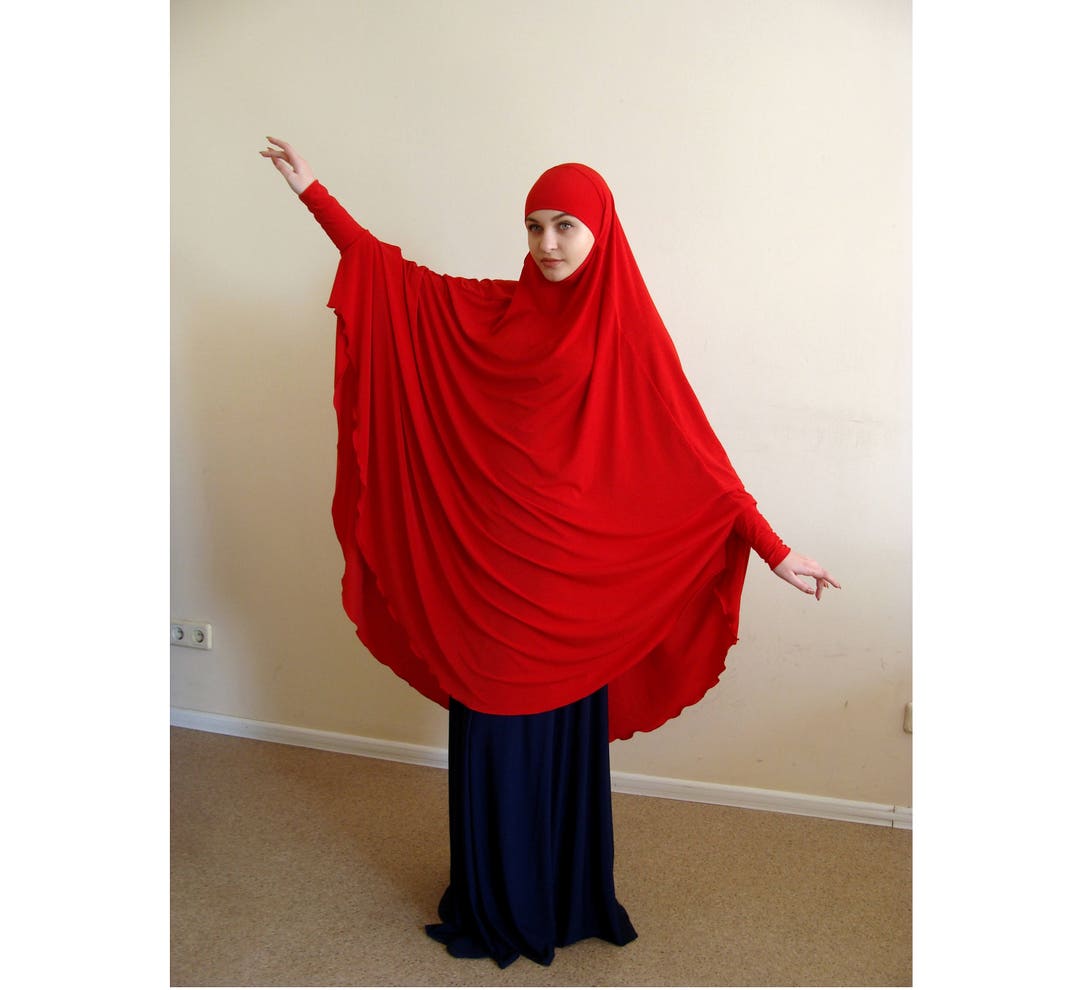 Transformer Red Khimar, Niqab Burqa, Cherry Niqab, Traditional Burqa ...