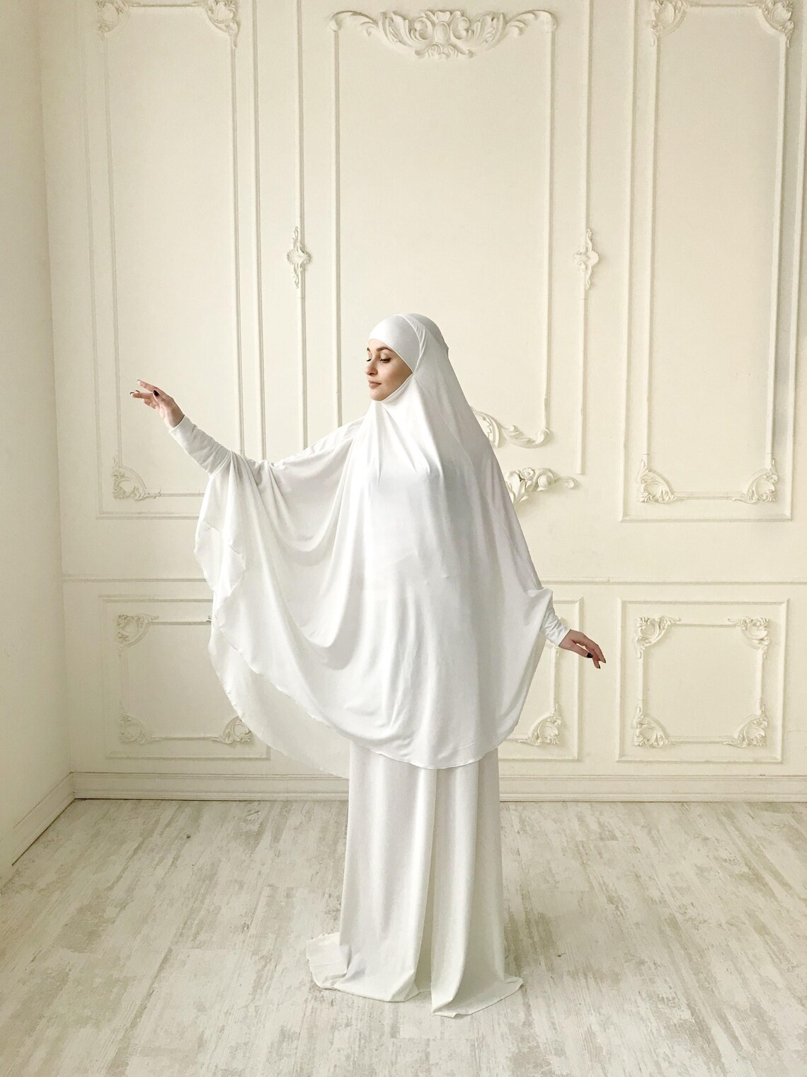 Jilbab Suit With Skirt Transformer Jersey Milk Khimar Niqab - Etsy