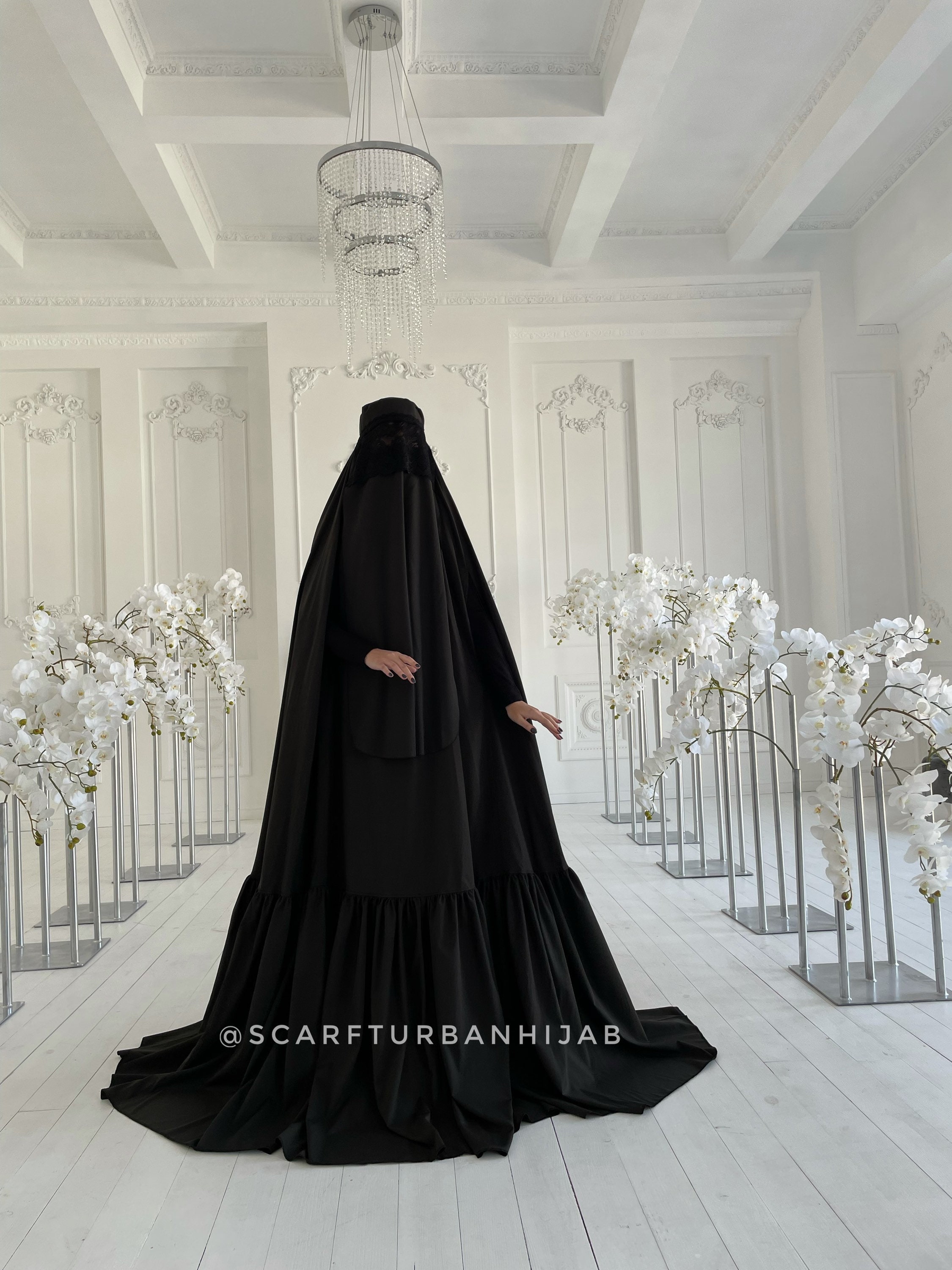 Black Not Shiny Afghan Burqa Cape - Etsy