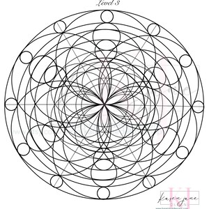 Flower of Life Mandala Templates: Procreate Digital Mandala (JPEG) - Etsy